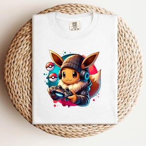 Eevee Gamer Watercolor Splash, Clipart Images, Graphics and Artwork ...