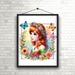 Anna Frame Watercolor Splash, Clipart Images, Graphics and Artwork ...