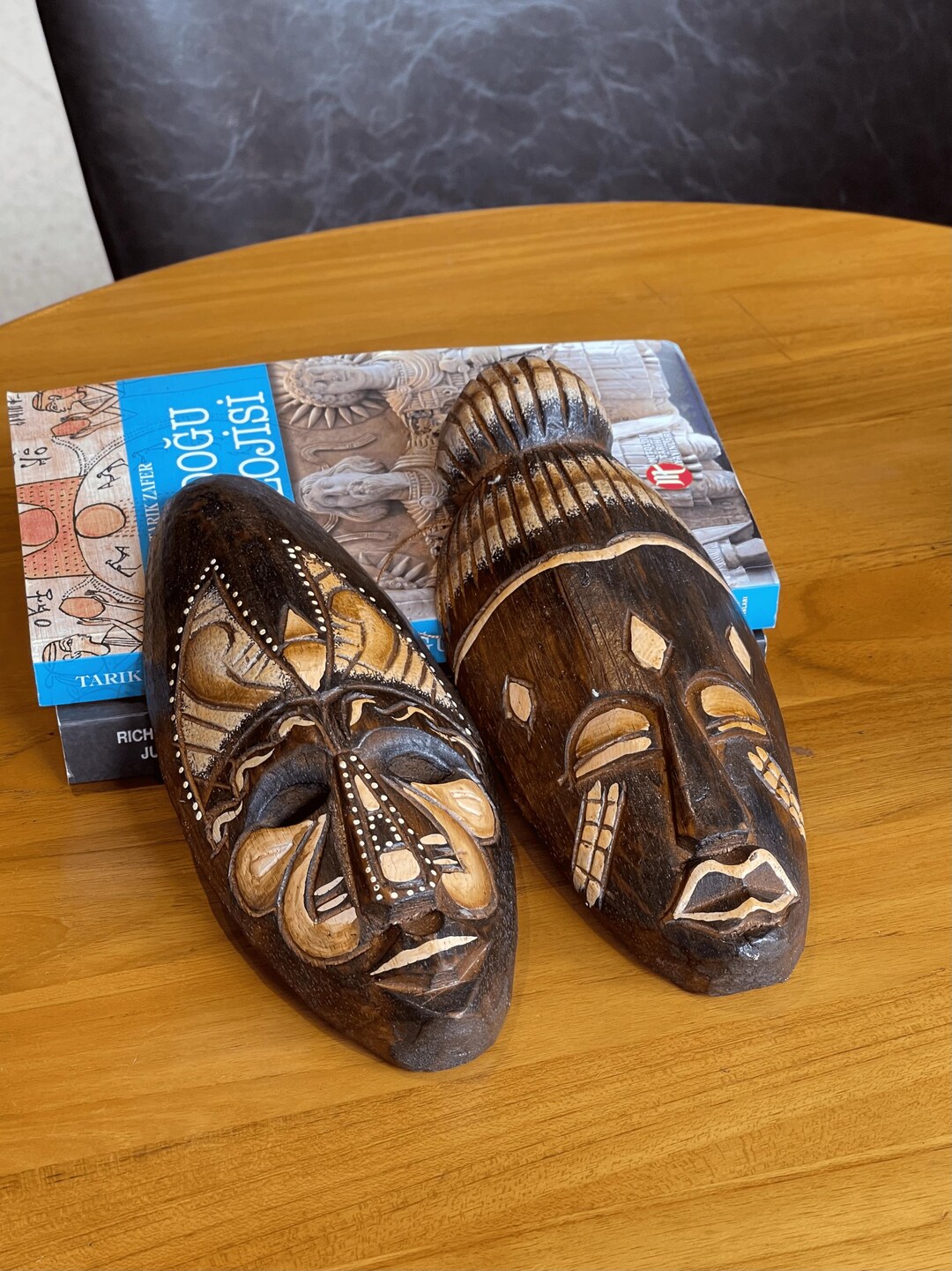 Asmat Tribe Mask Statue - Wooden Mask Wall Decoration - Etsy
