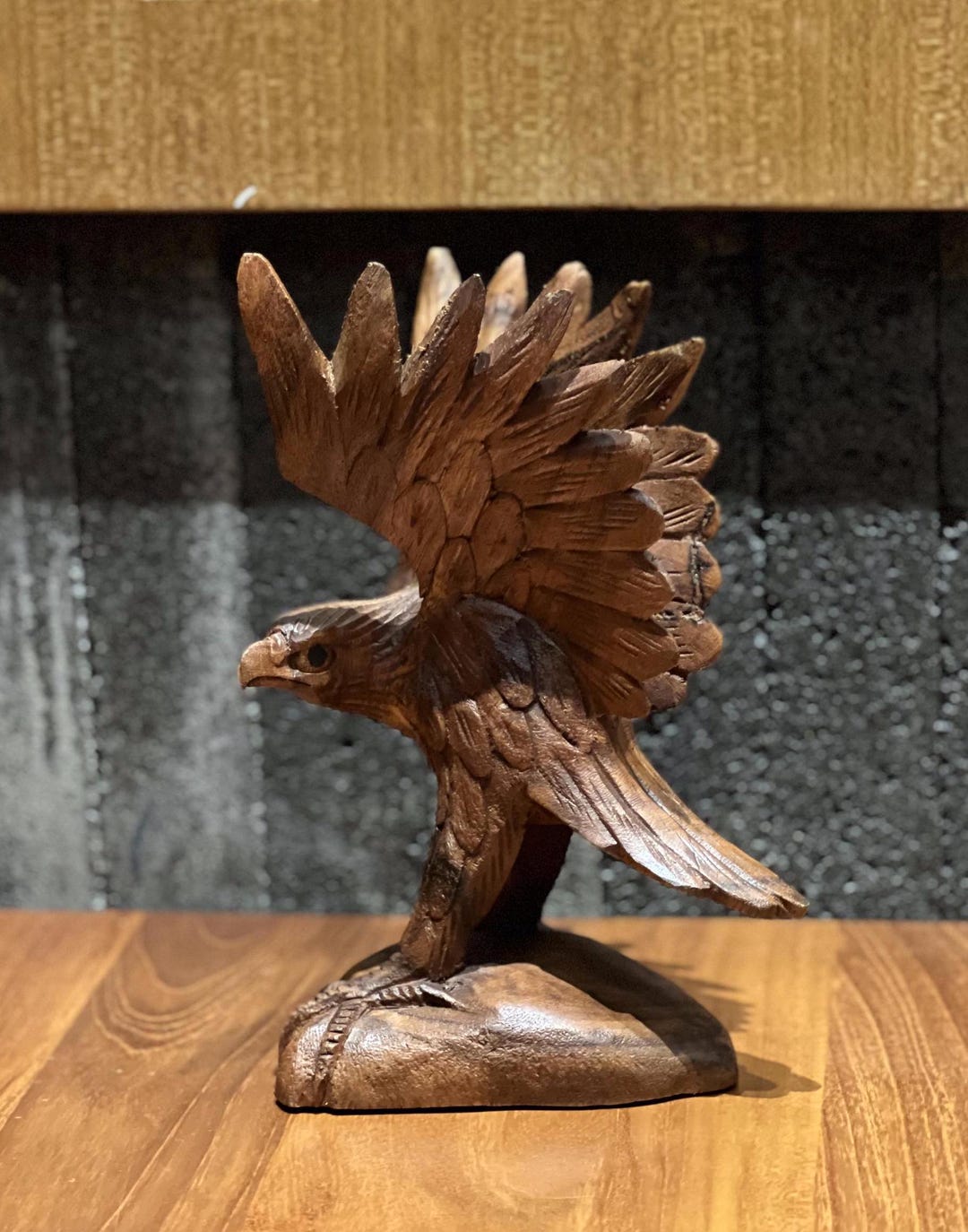 Eagle Statue - Wooden Eagle Statue - Garuda Bird Statue - Eagle Statue ...