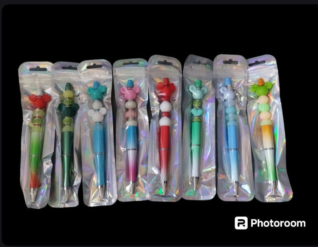 Handmade Beaded Mouse Head Ballpoint Pens - Etsy