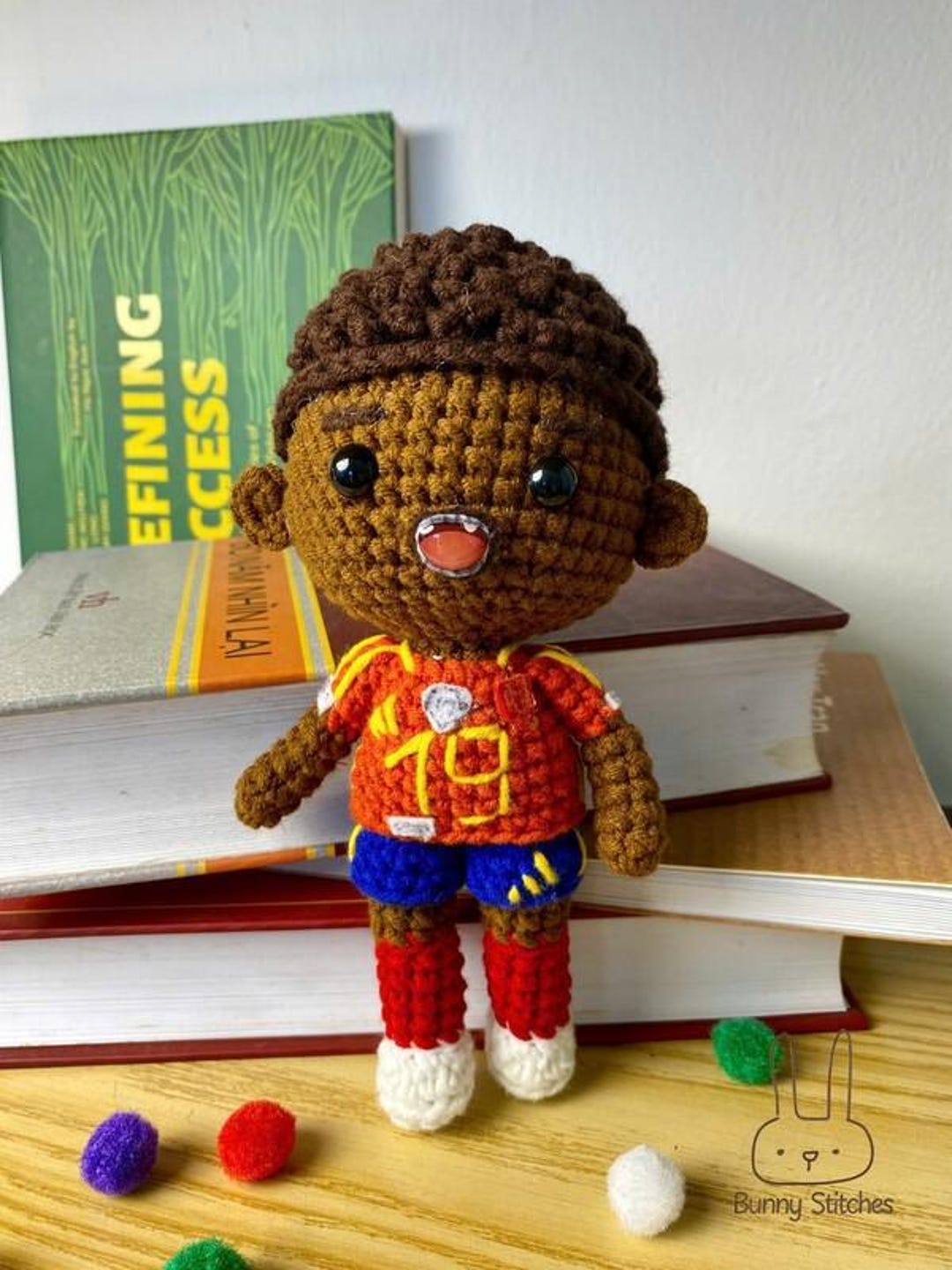 5.9" Lamine Yamal Amigurumi Crochet Doll – FC Barcelona Footballer ...