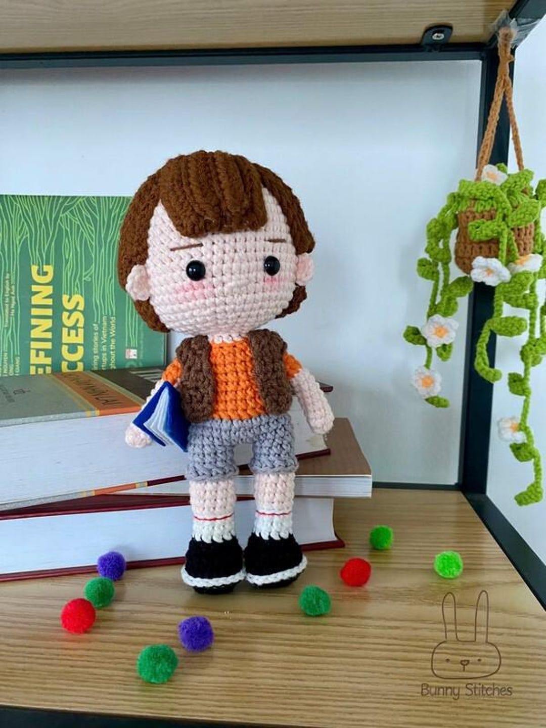 7.8" Dipper Pines Amigurumi Crochet Doll – Gravity Falls Soft Plush ...