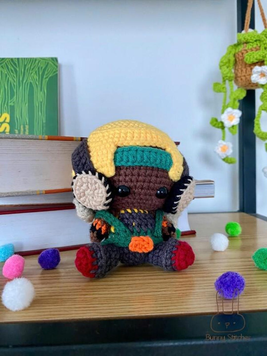 4.7" Lucio Amigurumi Crochet Doll – Overwatch Musician Hero Character ...