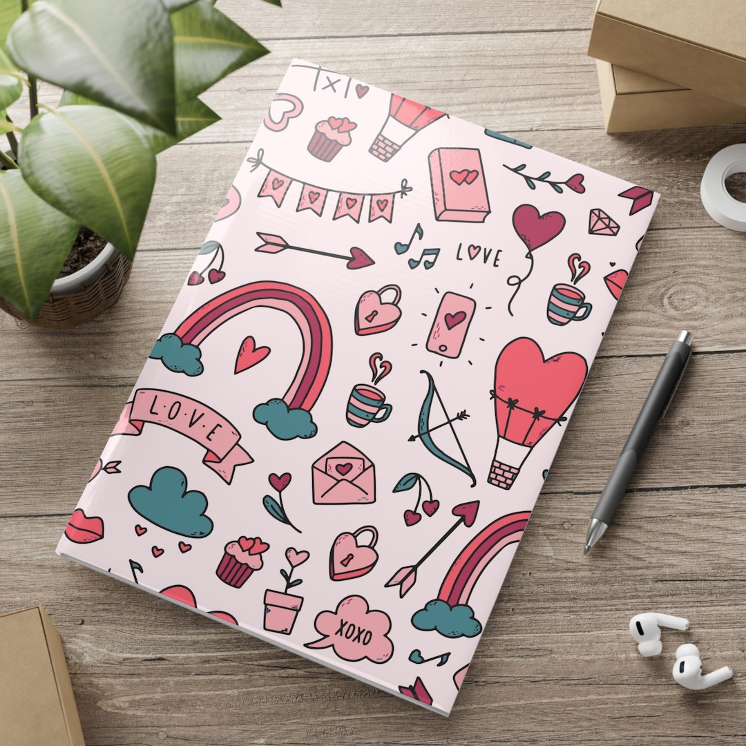 Hardcover Notebook With Puffy Covers Teenage Love - Etsy