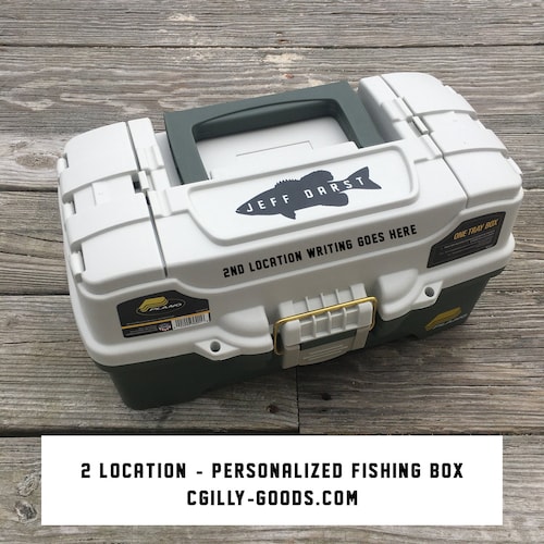 Personalized Mini Tackle Box Custom Jig Box Fishing Gear - Etsy