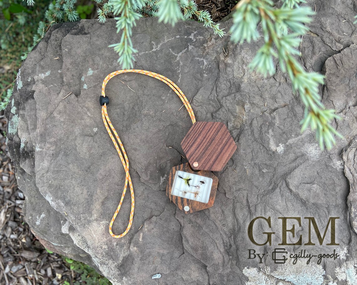 GEM Fly Box Fly Fishing by Cgilly-goods Free Quick | Etsy