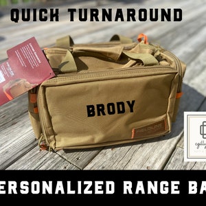 Personalized Fieldline Pro Series Deluxe Range Bag, Desert Clay Free ...