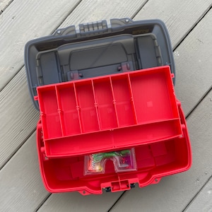 New Red Color - Personalized - LIMITED EDITION Red Plano 1-tray Fishing ...