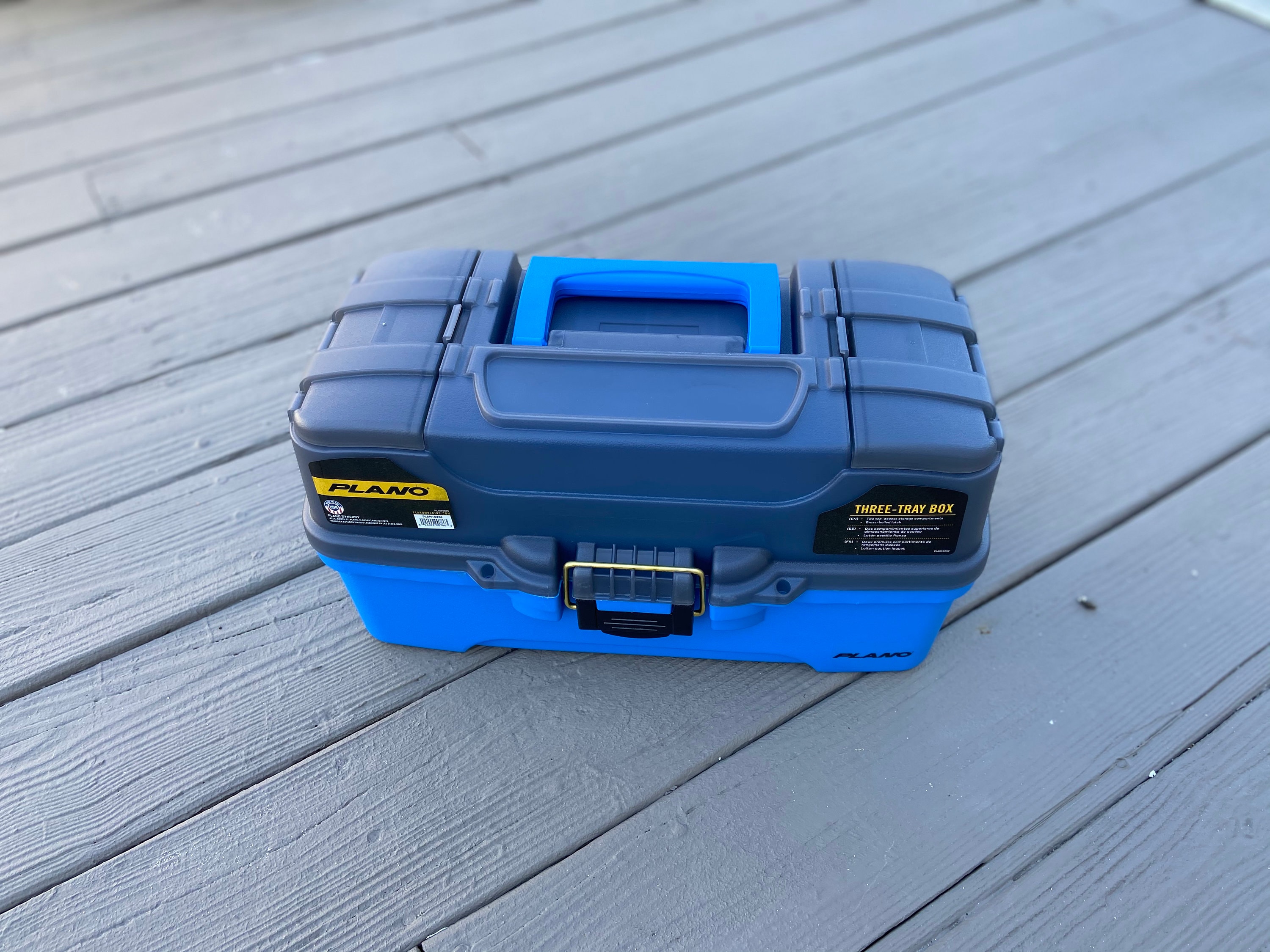 Personalized Plano Smoke & Bright Blue Tackle Box 3 Tray | Etsy