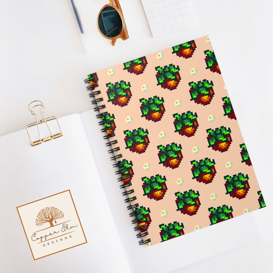 Stardew Valley Notebook - Aesthetic Spice Berry Fruit Design, Cozy ...