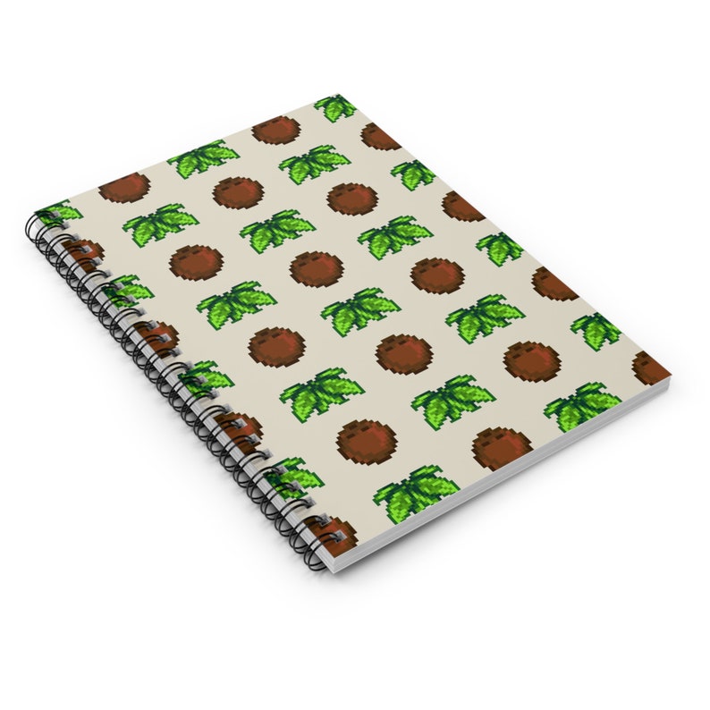 Stardew Valley Notebook - Aesthetic Coconut Design, Cozy Video Game ...