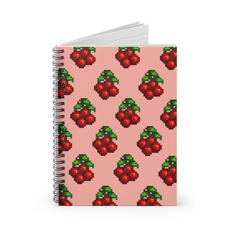 Stardew Valley Notebook - Aesthetic Cherry Bunches Fruit Design, Cozy ...