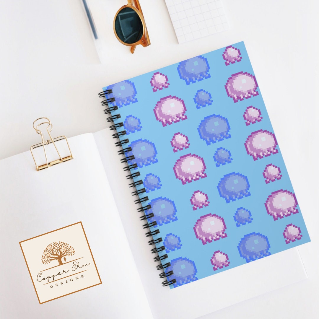 Stardew Valley Notebook - Aesthetic Jellyfish Design, Cozy Video Game ...