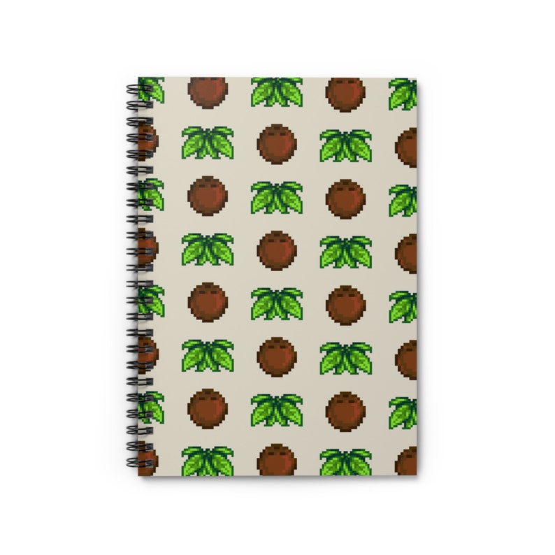 Stardew Valley Notebook - Aesthetic Coconut Design, Cozy Video Game ...
