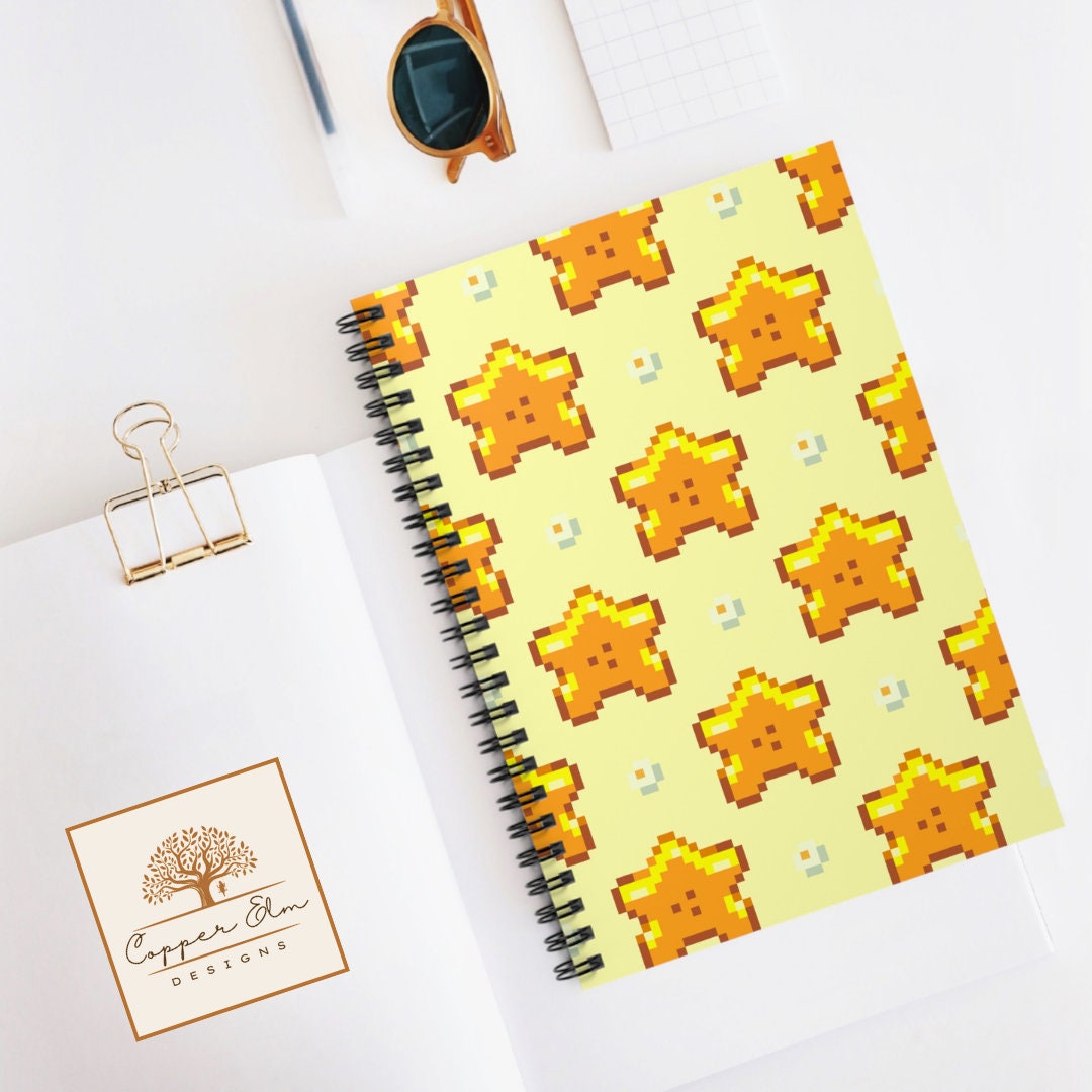 Stardew Valley Notebook - Aesthetic Starfruit Fruit Design, Cozy Video ...