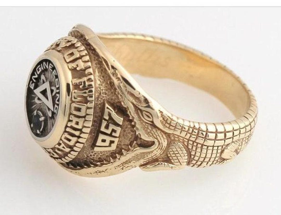 Custom Gold Platted Florida University Class Ring, Custom Listing for ...