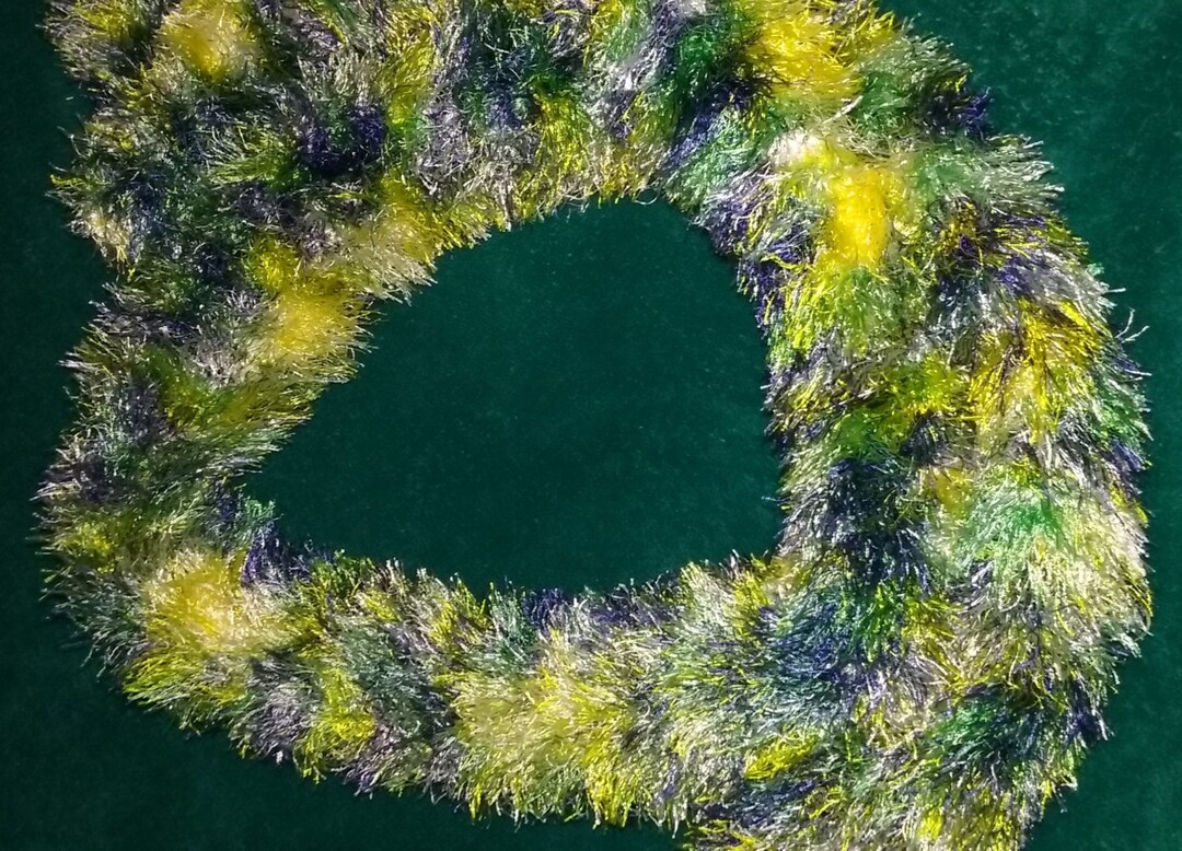 Fuzzy Scarf "aurora Borealis" - Etsy