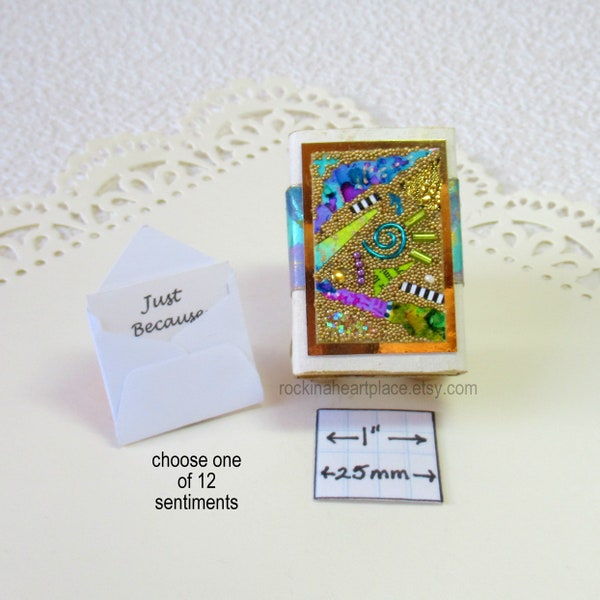 Matchbox Cards - Etsy