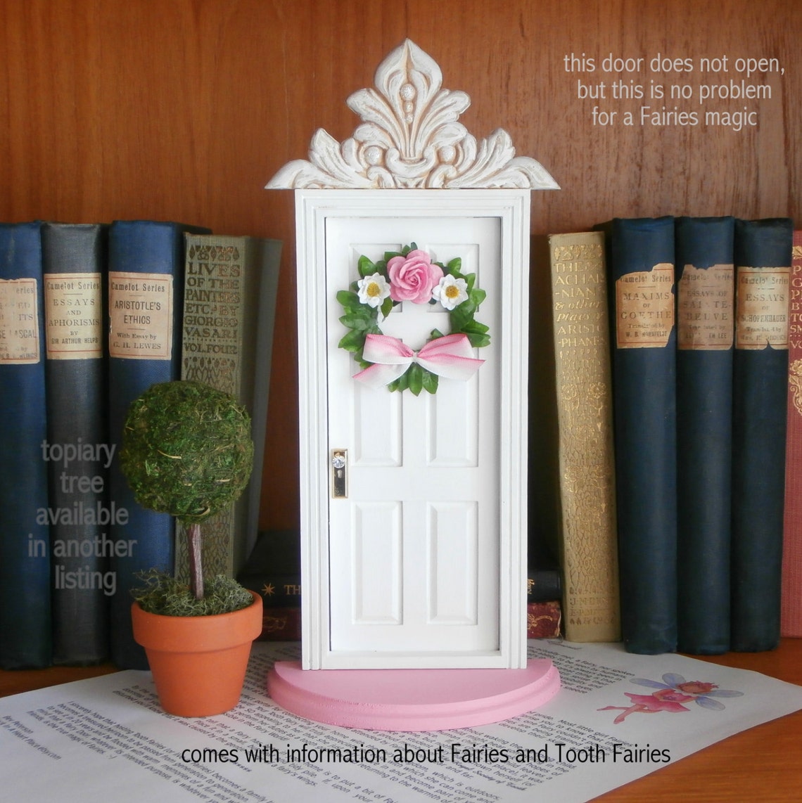 Fairy Door or Tooth Fairy Door made of wood with | Etsy