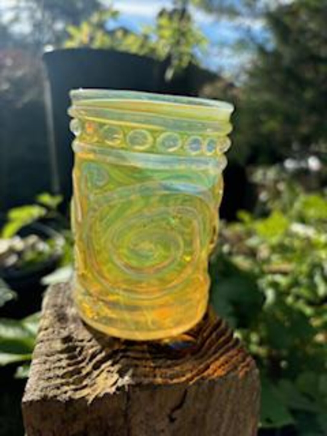 Color Changing Borosilicate Drinking Glass | Blown Glass Tumbler ...