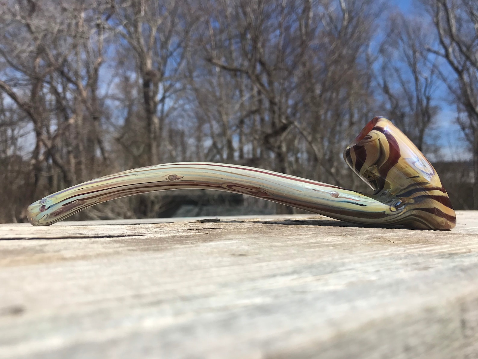 Wood Grain Gandalf Pipe | Glass Wizard Pipe | Lord of the Rings Pipe ...