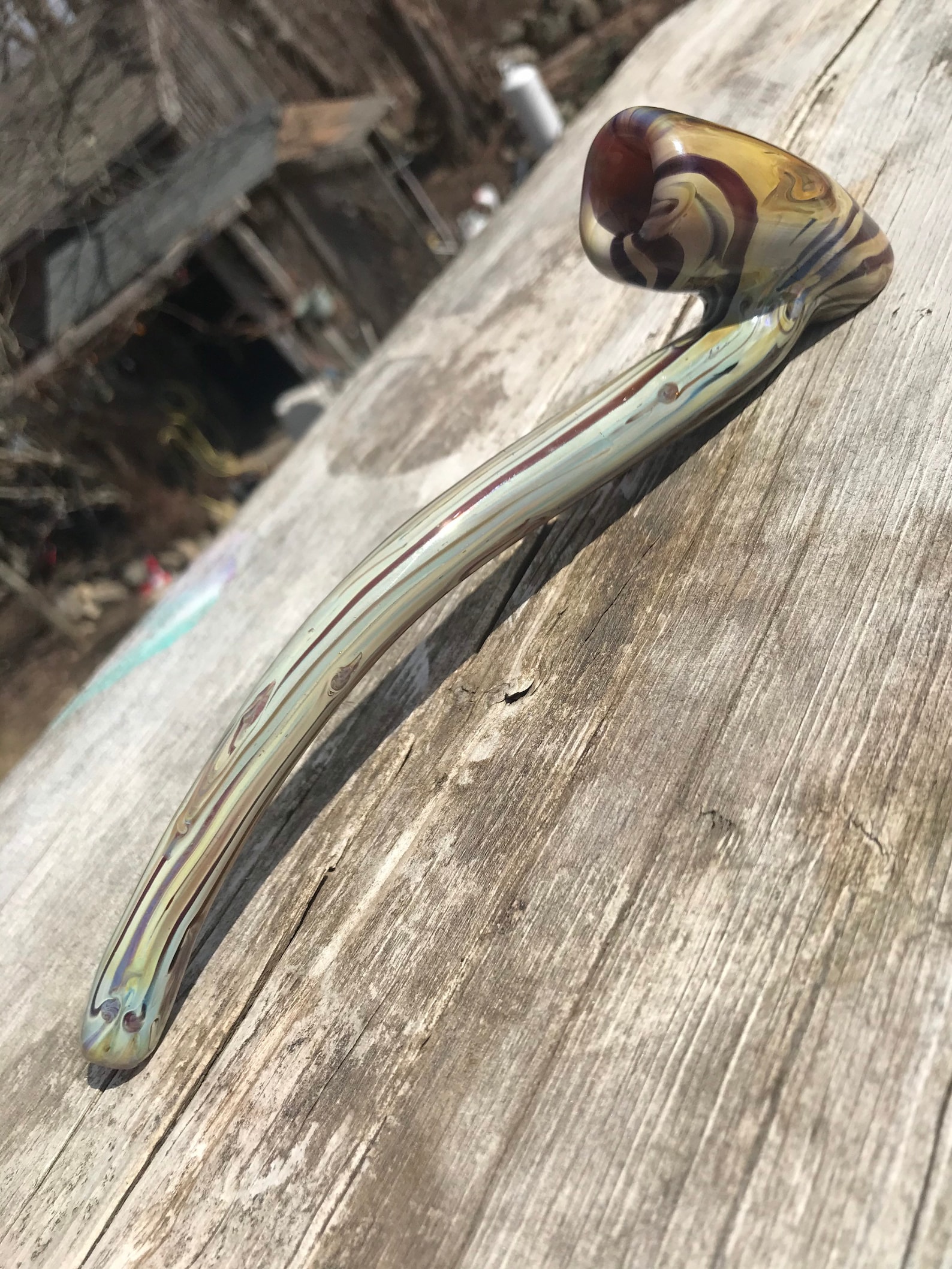 Wood Grain Gandalf Pipe Glass Wizard Pipe Lord of the Rings Pipe Hobbit ...