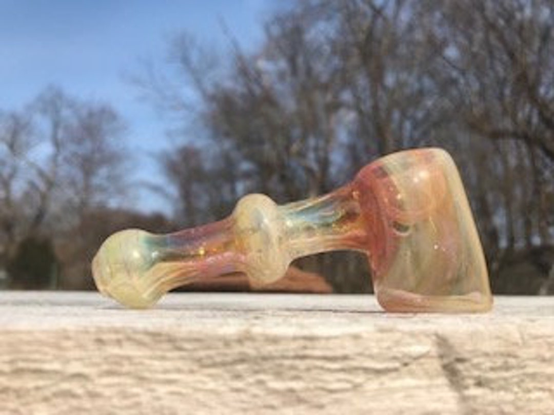 Silver and Gold Color Changing Hammer | Hammer Pipe | Glass Tobacco ...