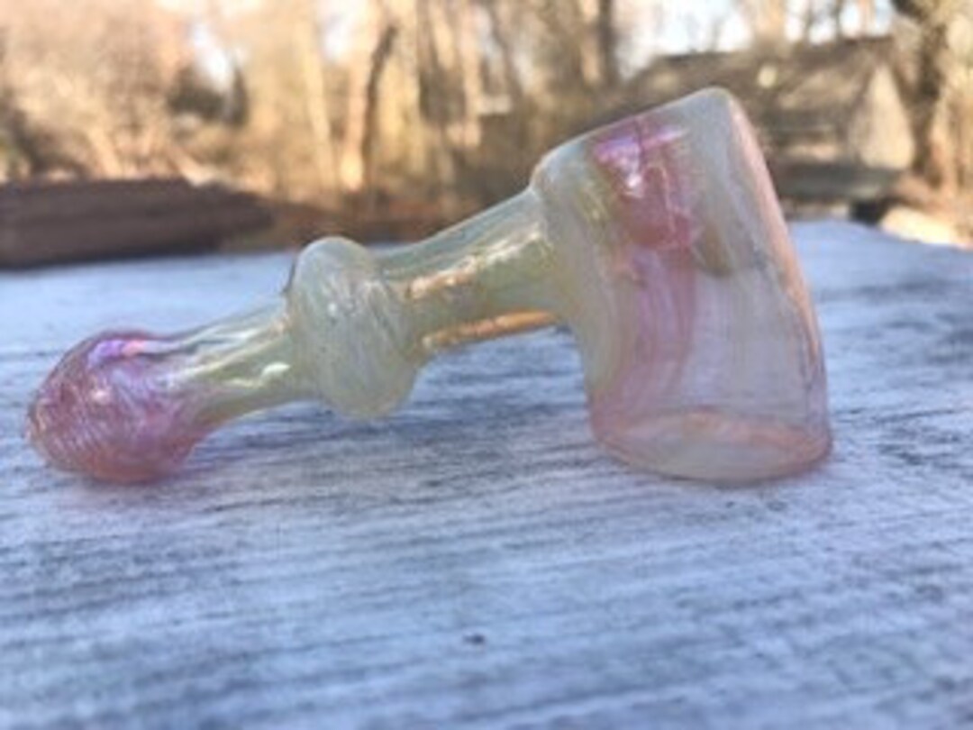Silver and Gold Color Changing Hammer | Hammer Pipe | Glass Tobacco ...