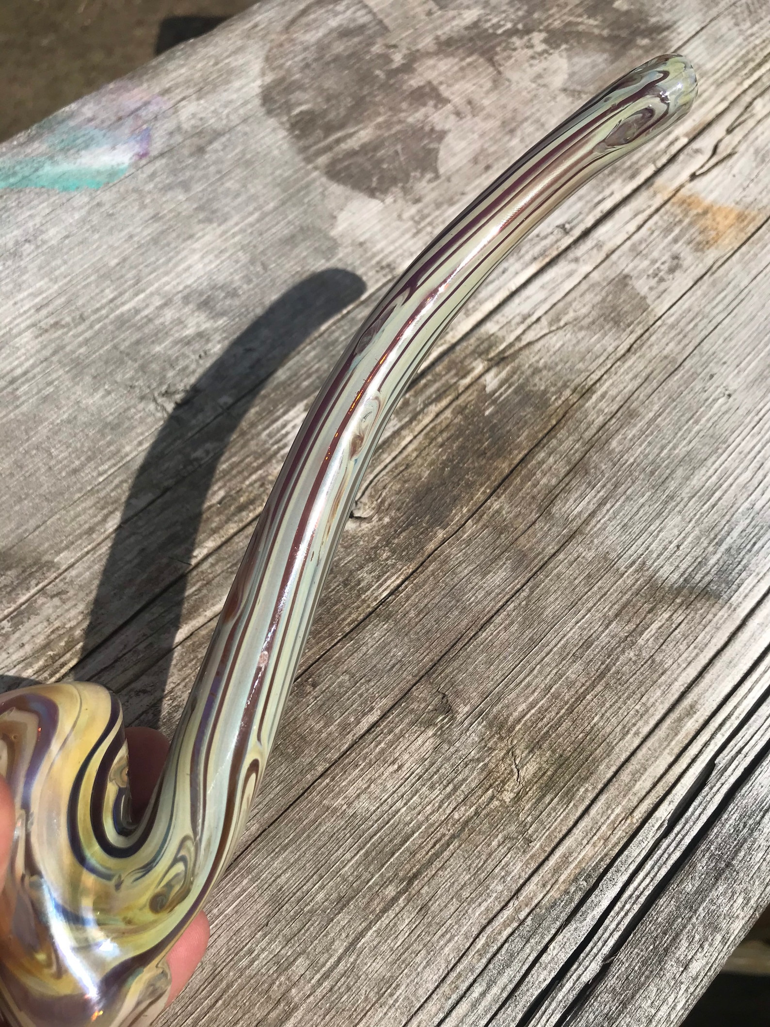 Wood Grain Gandalf Pipe Glass Wizard Pipe Lord of the Rings Pipe Hobbit ...