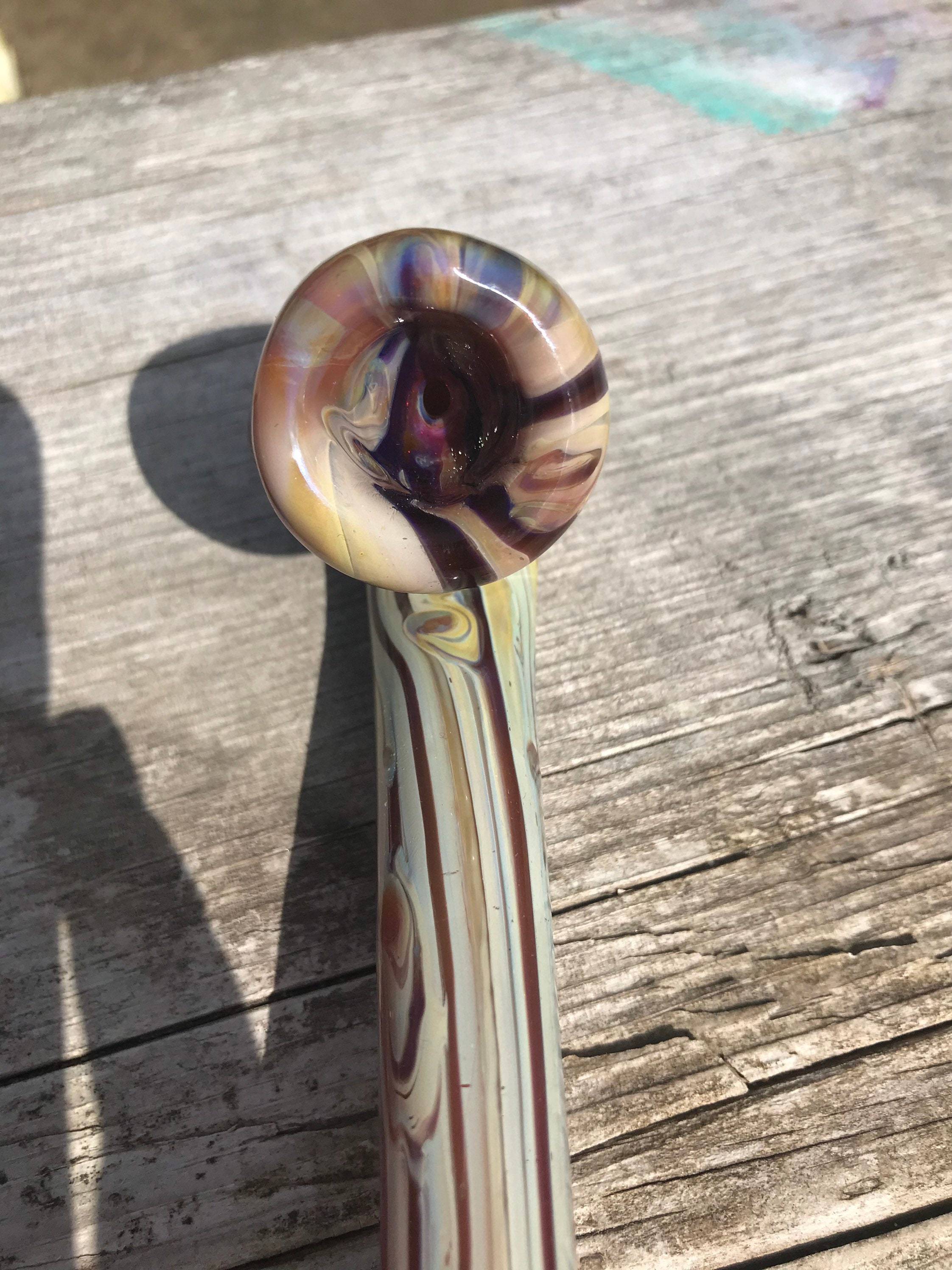 Wood Grain Gandalf Pipe | Glass Wizard Pipe | Lord of the Rings Pipe ...