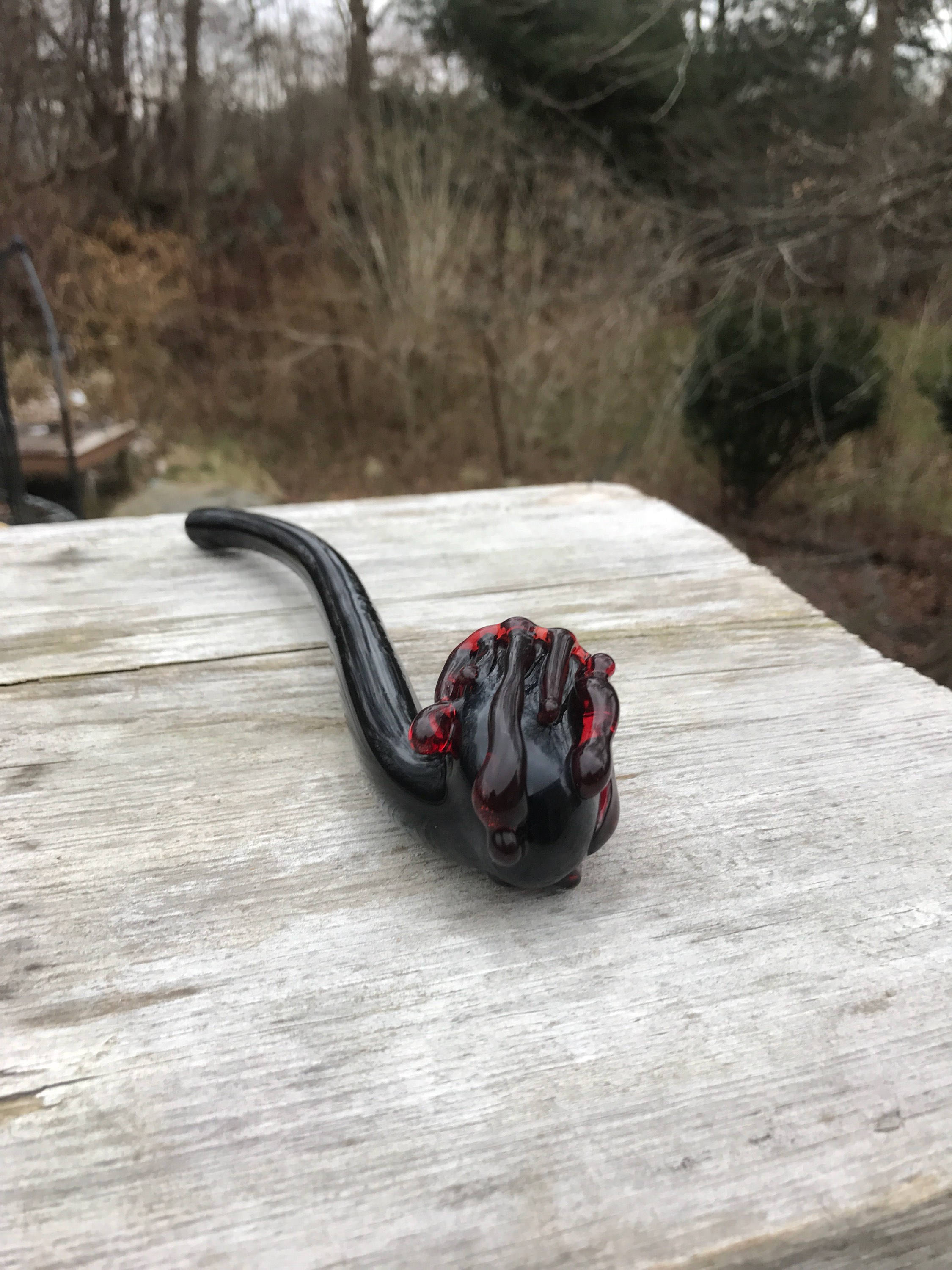 HomeBlown Horror Story Bloody Gandalf Pipe — Our Glass Creations