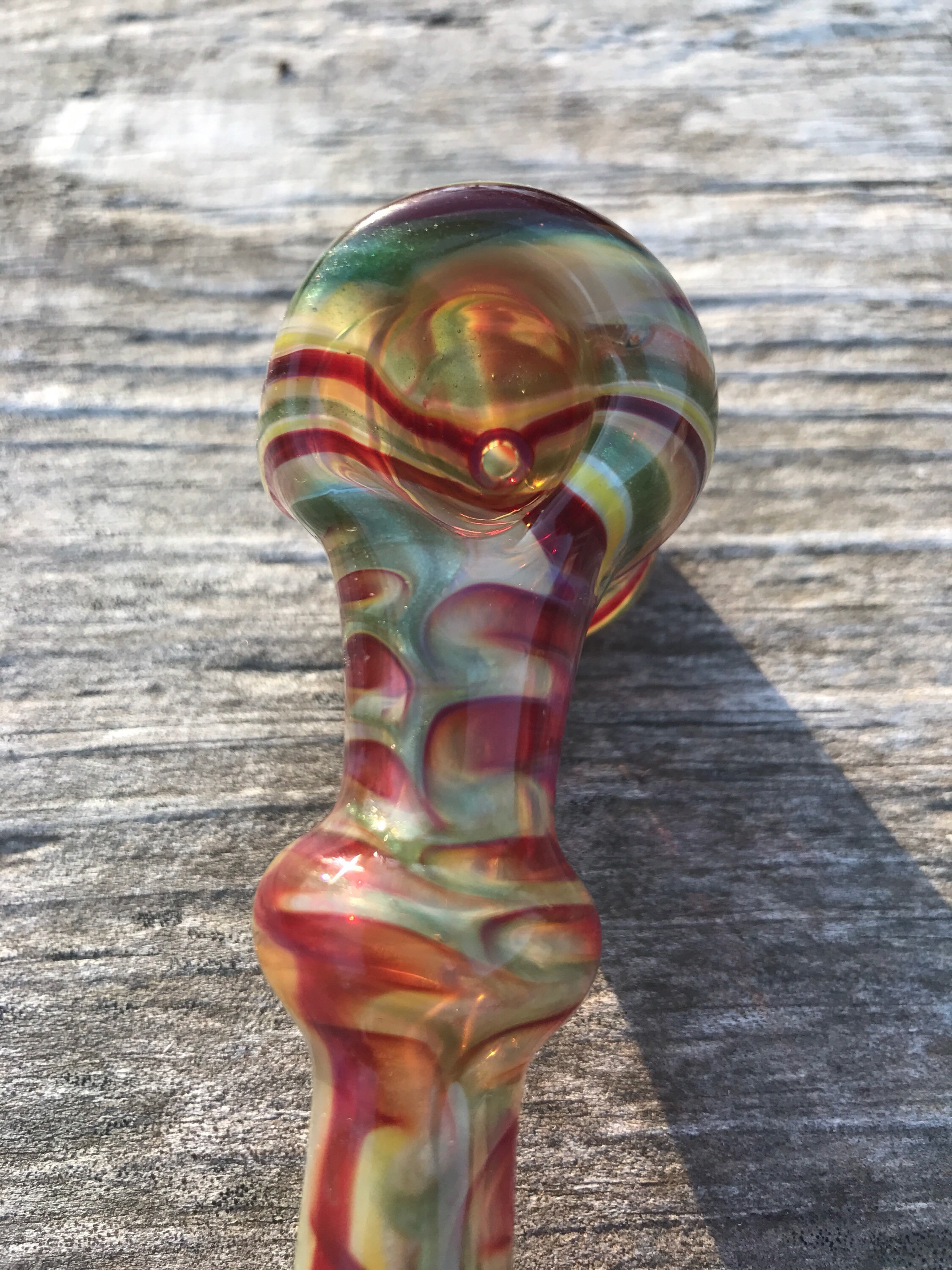 Red Gold Green Color Changing Hammer | Hammer Pipe | Tobacco Pipe ...
