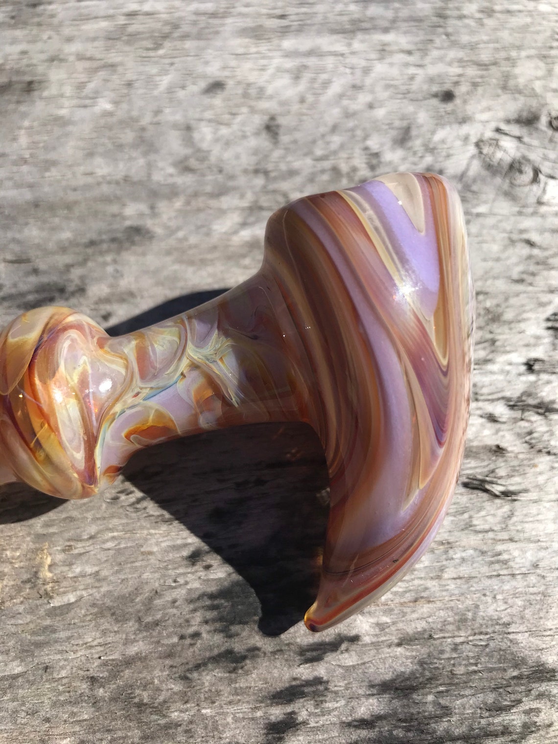 Spiked Purple and Amber Purple Color Changing Hammer Hammer | Etsy