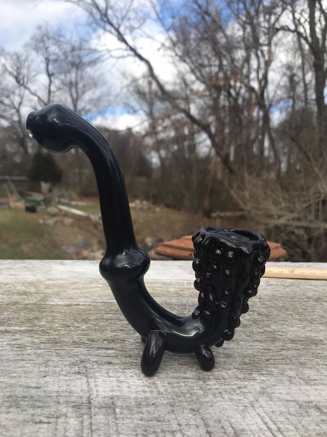 Homeblown Horror Story Bloody Gandalf Pipe - Etsy