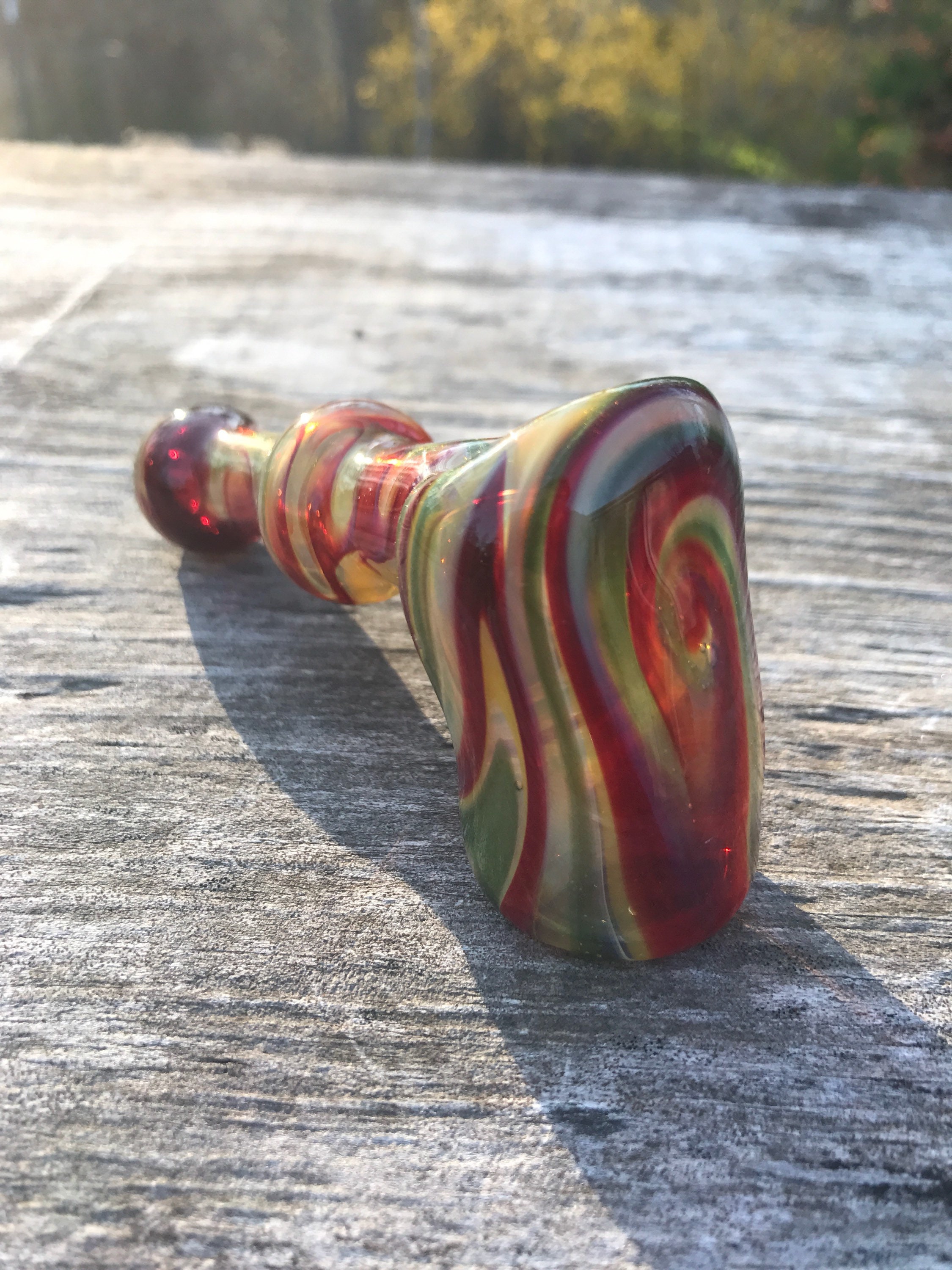 Red Gold Green Color Changing Hammer | Hammer Pipe | Tobacco Pipe ...