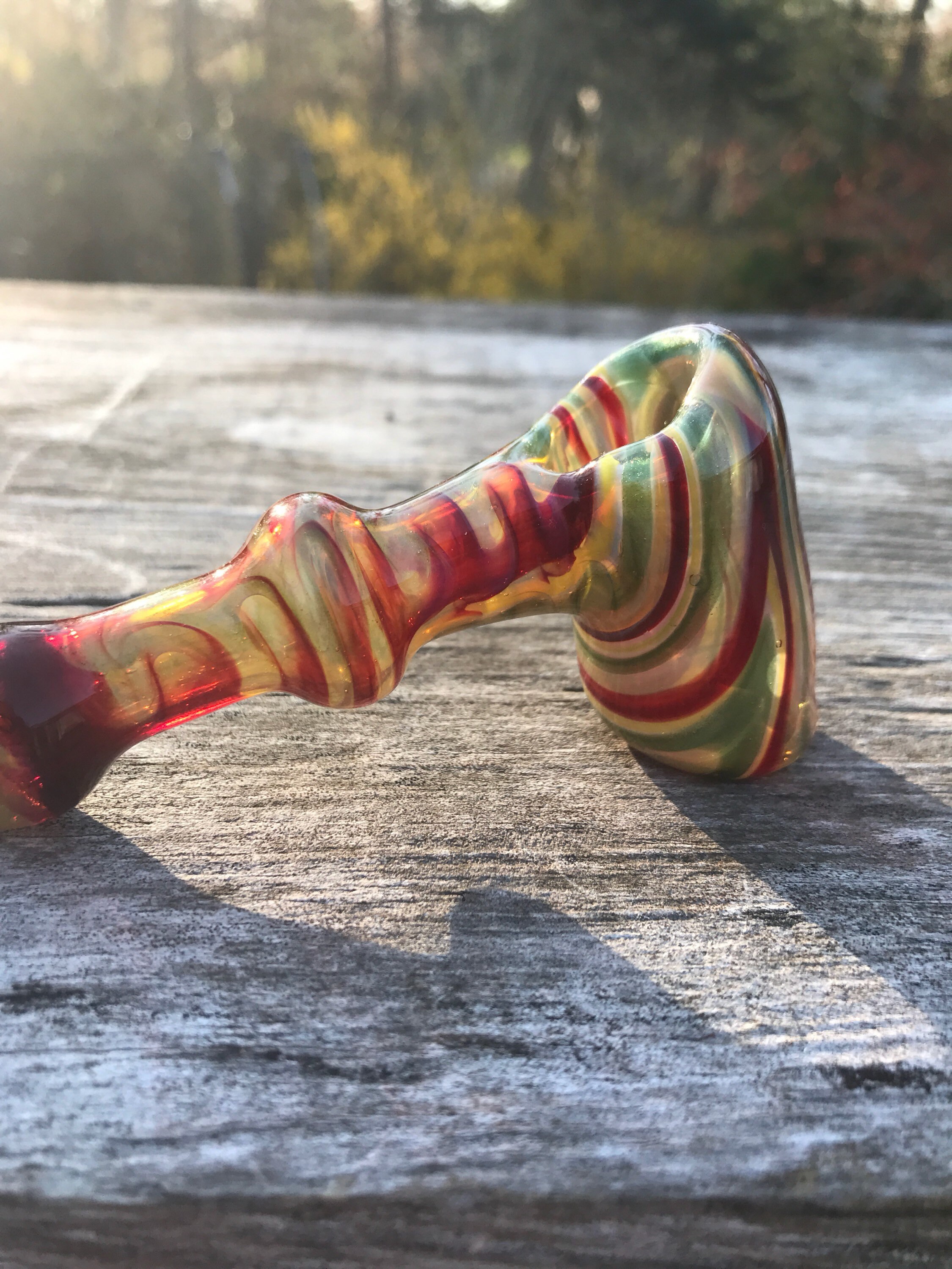 Red Gold Green Color Changing Hammer | Hammer Pipe | Tobacco Pipe ...