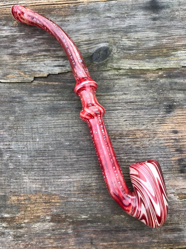 Extra Long Ruby Red Color Changing Gandalf Pipe Red Wizard - Etsy