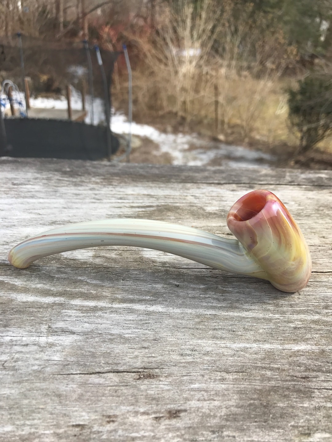 Wood Grain Mini Gandalf Pipe | Butterscotch Wizard Pipe | Hobbit Pipe ...
