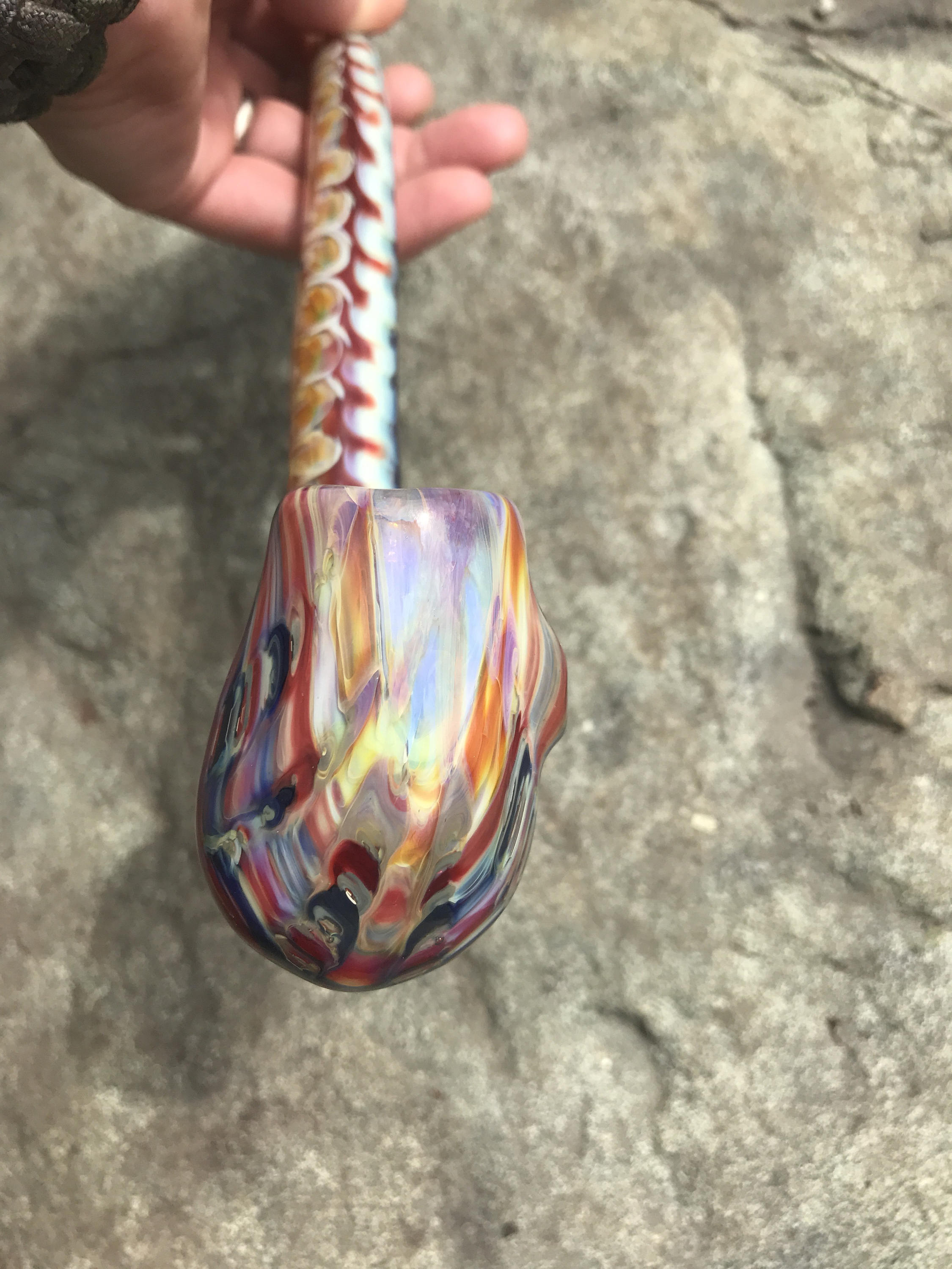 Extra Large Rainbow Changing Gandalf Pipe | Churchwarden Pipe | Lord of ...