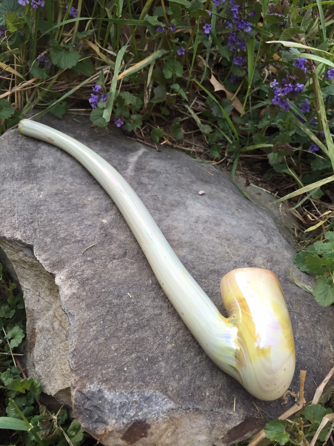 Butterscotch Gandalf Pipe | Glass Gandalf Pipe | Lord of the Rings Gift ...