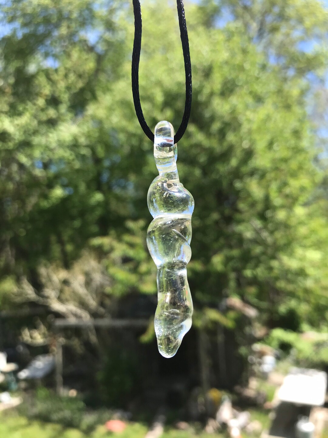 Icicle Pendant Necklace - Etsy
