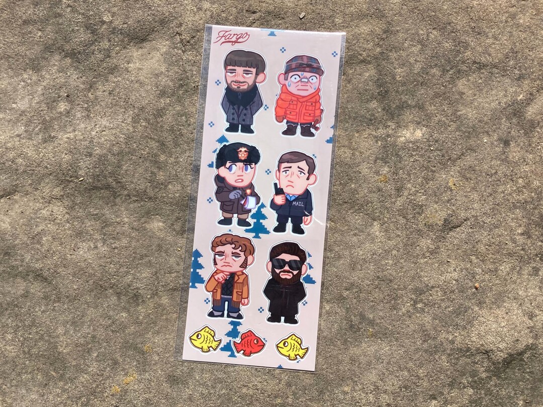 Fargo Glossy Vinyl Sticker Sheet - Etsy