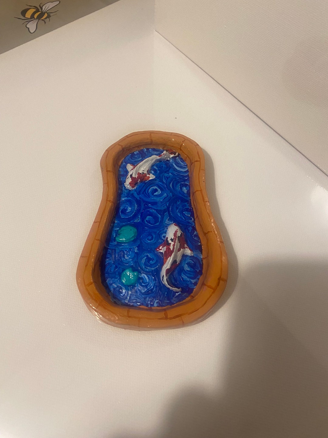 Koi Fish Pond Trinketdish/ashtray - Etsy