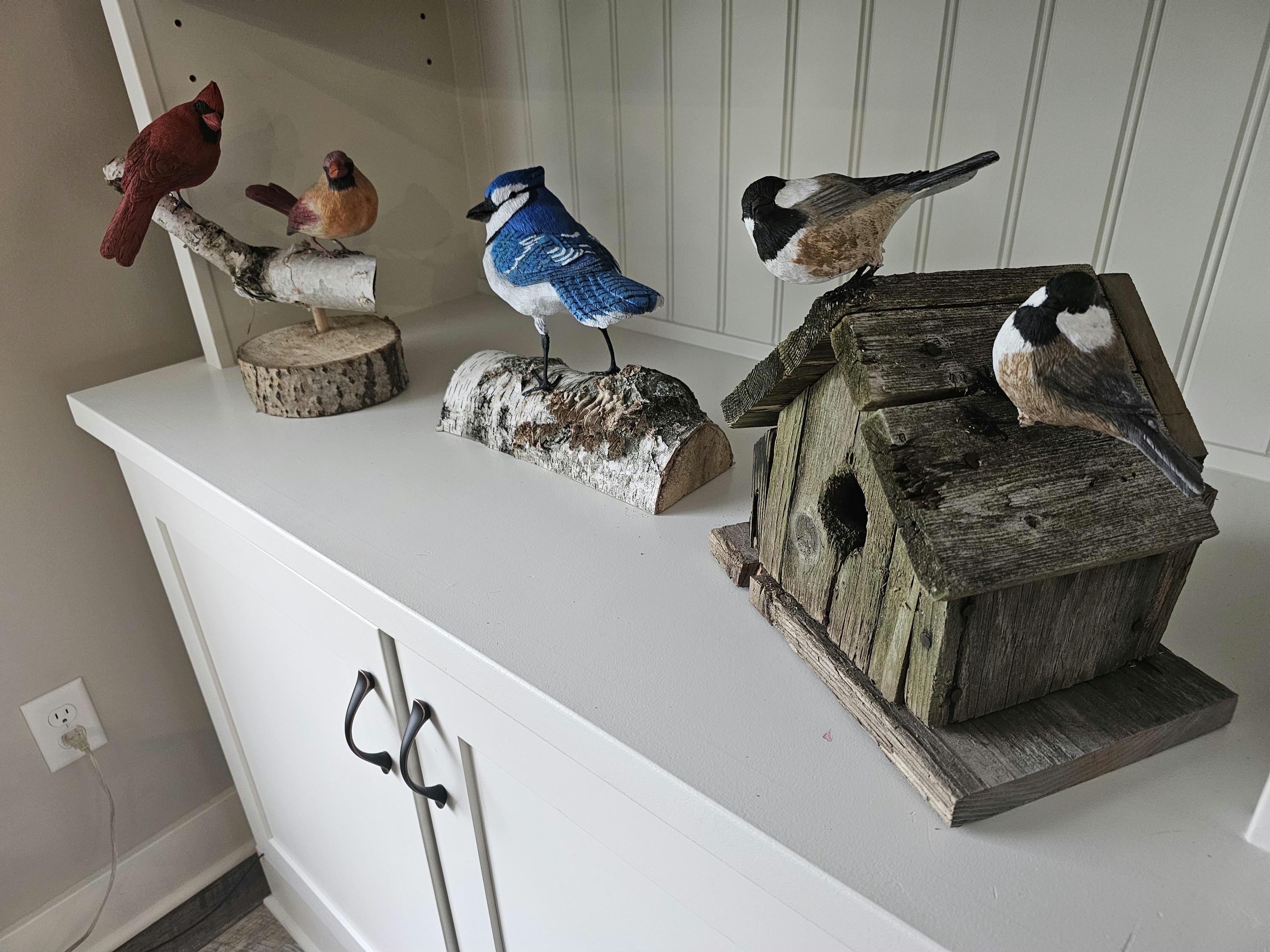 Pair of Black Capped Chickadee's - Etsy