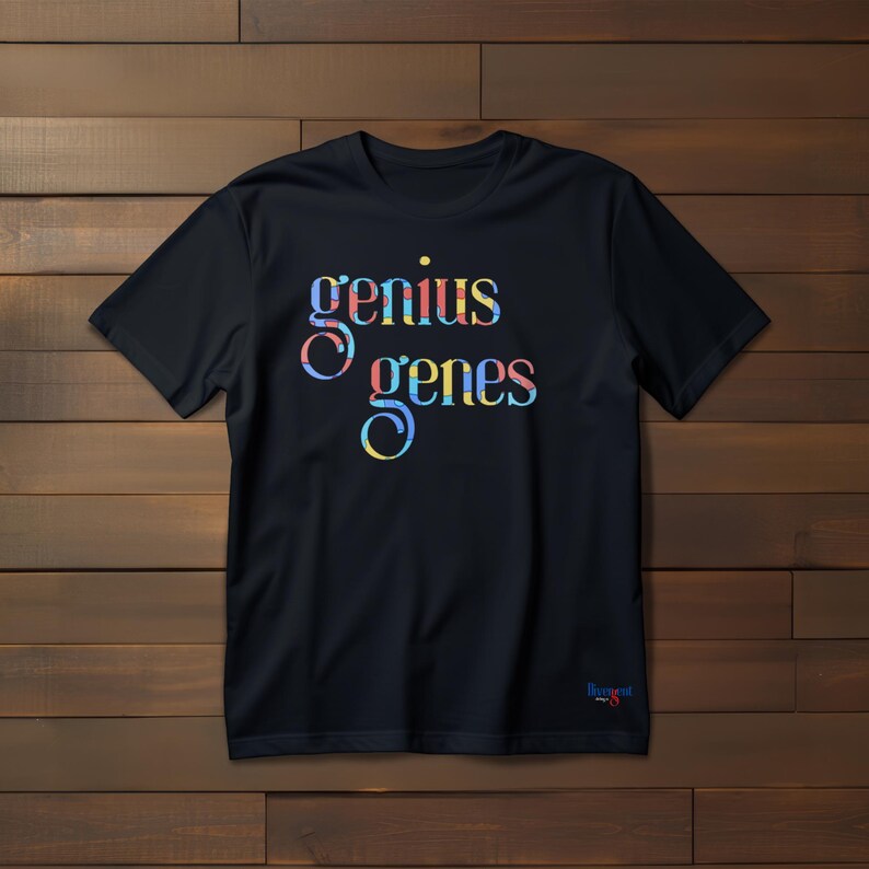 Genius Genes, Spectrum Harmony Collection Supima Cotton T-shirt - Etsy