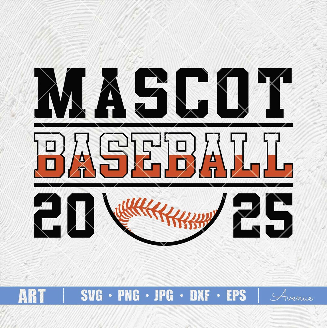 Baseball SVG PNG, Baseball Mascot Svg, Baseball Team Template, Mascot ...
