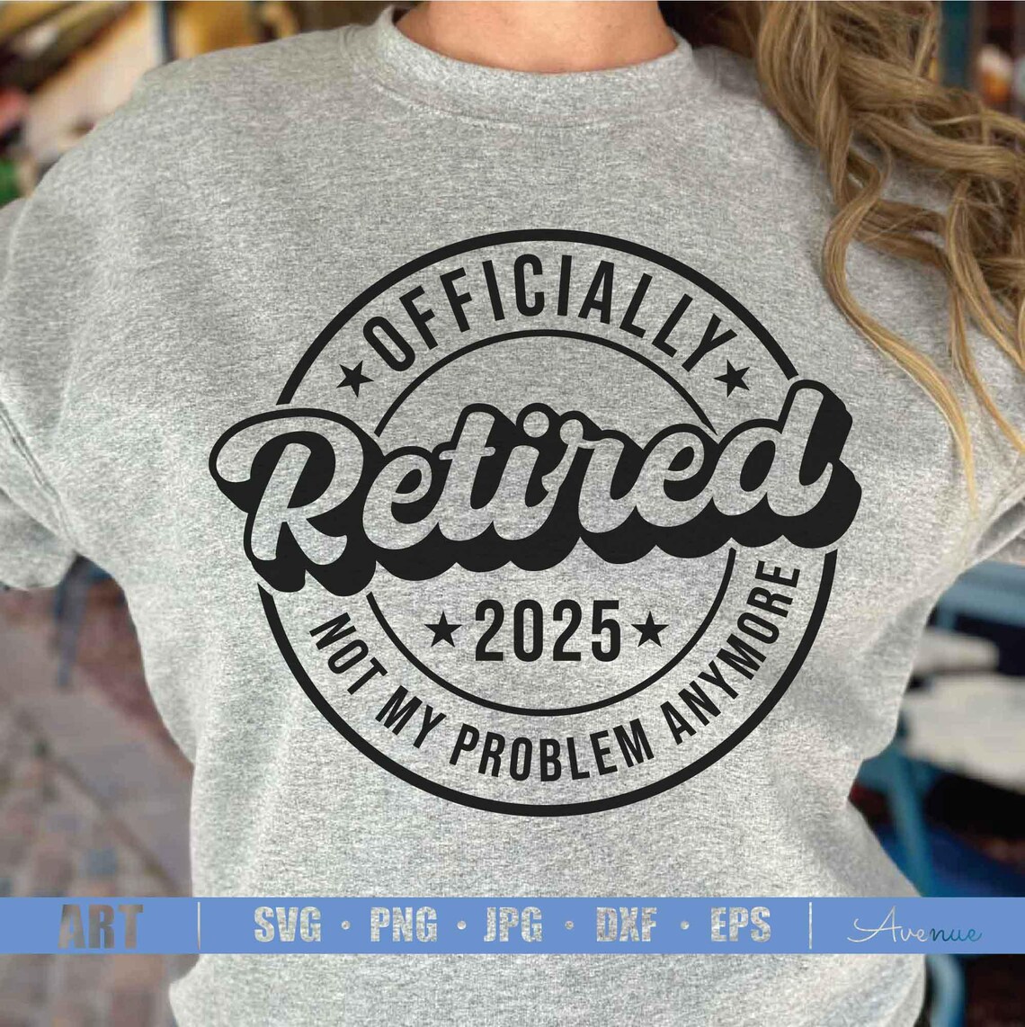 Officially Retired 2025 SVG PNG: Retirement Shirt Design (digital ...