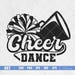 Cheer Dance Svg Png, Cheerleader Dance Svg, Megaphone Svg, Pom Pom Svg ...