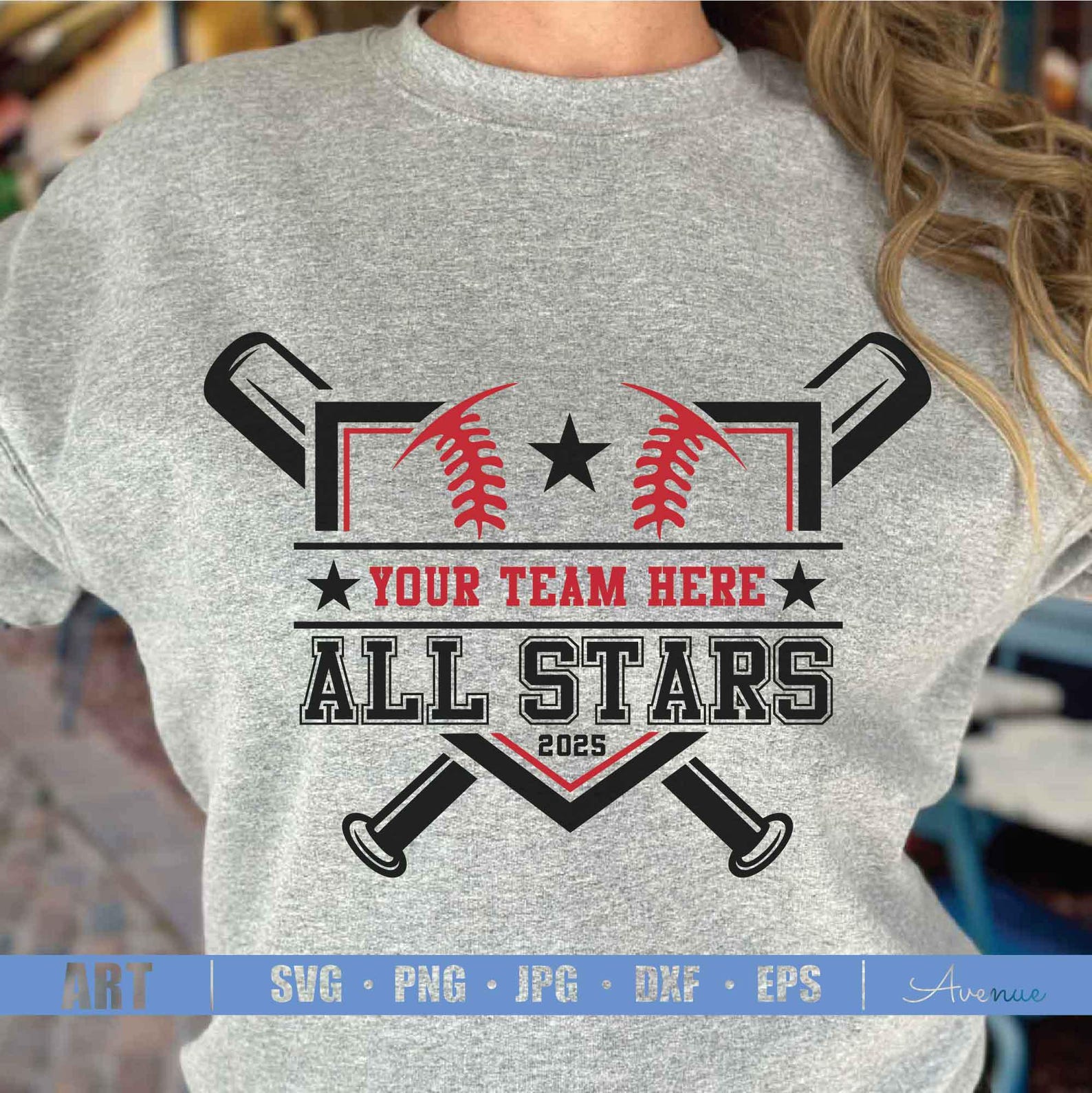 All Stars Baseball SVG PNG, Allstars Templater, Baseball Svg, Baseball ...